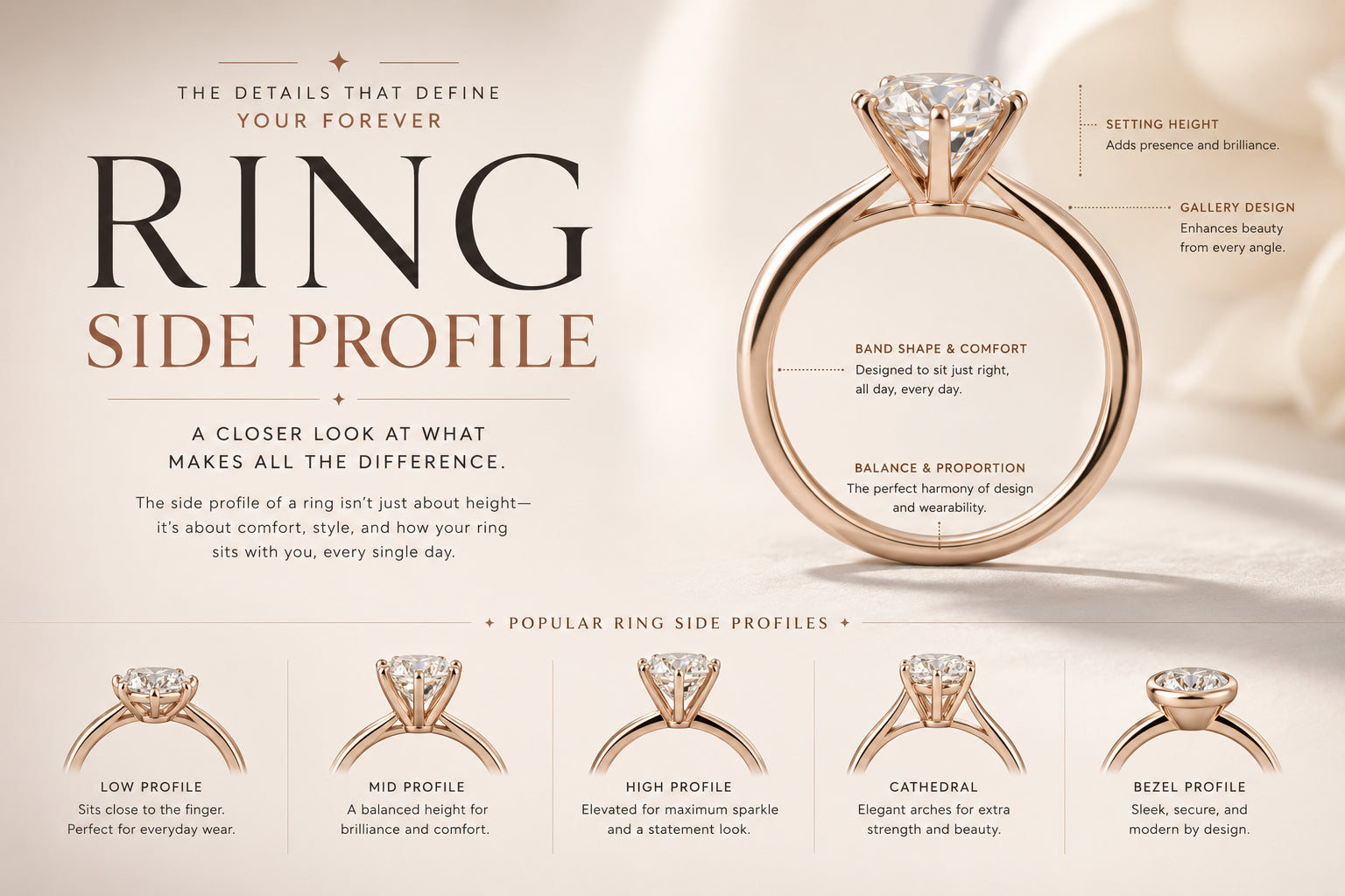 Why the Side Profile of Your Ring Matters – Rings & I