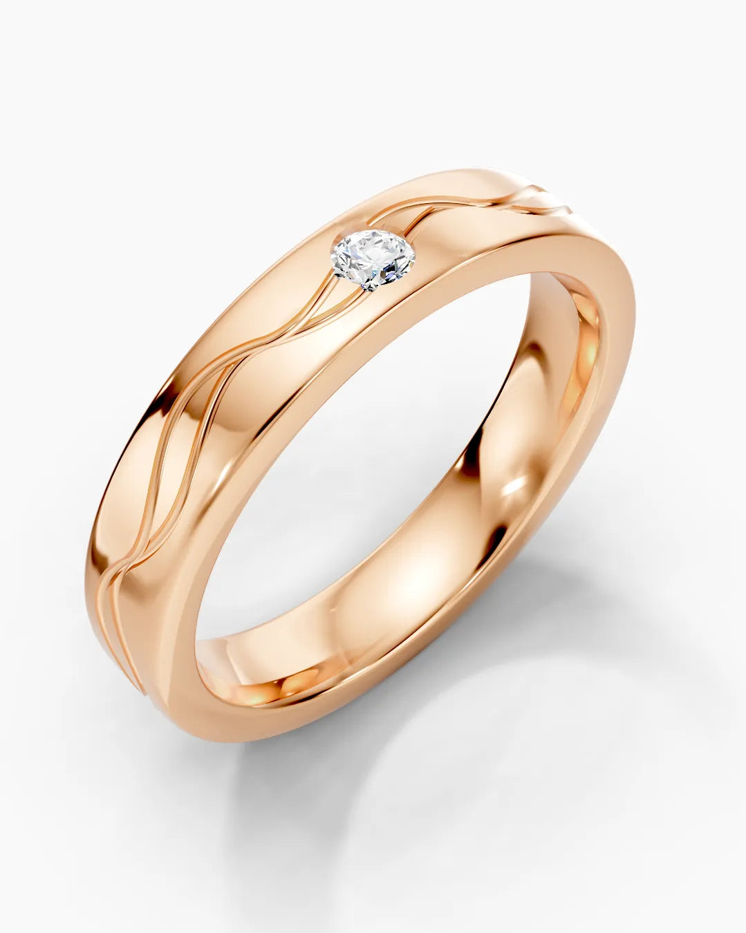 Infinity Wave Men Ring – Rings & I